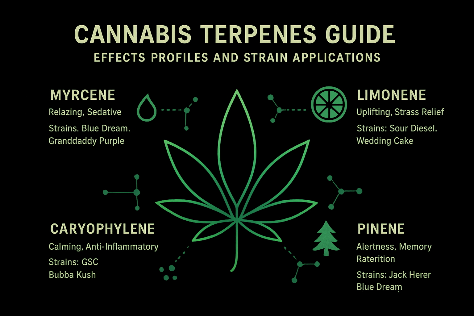 Cannabis Terpenes Guide: Effects, Profiles & Strain Applications ...